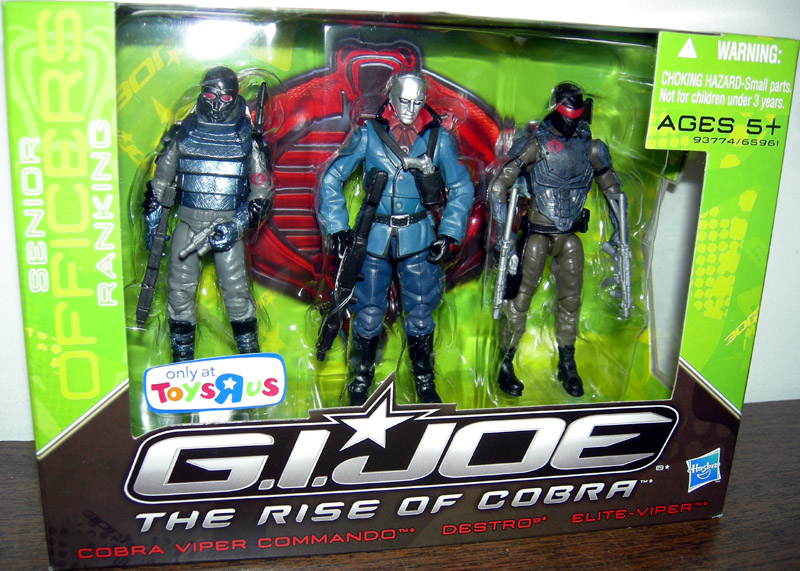 Senior Ranking Cobra Officers The Rise of Cobra Action Figures