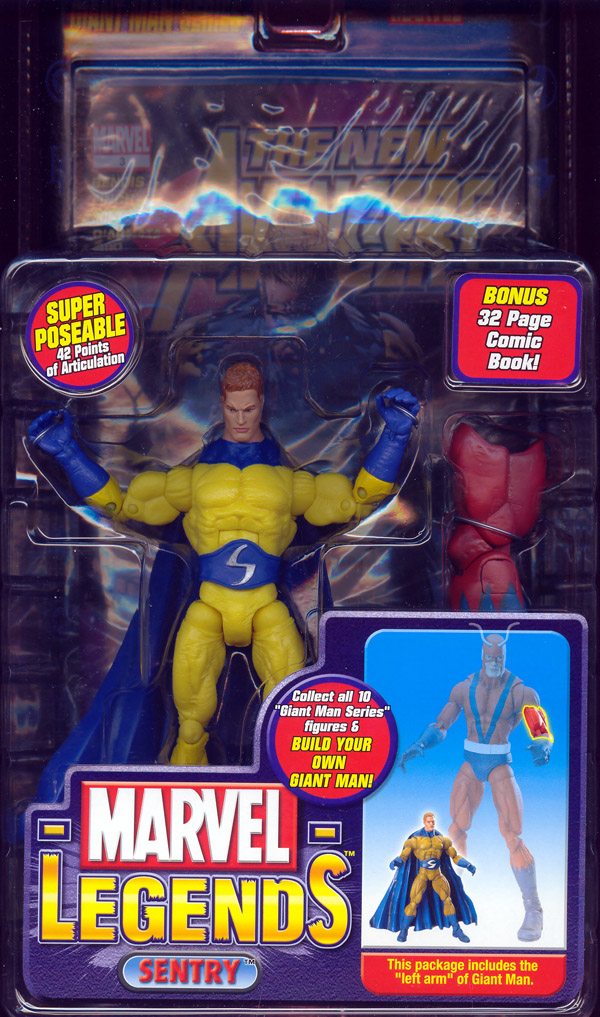 Sentry Marvel Legends Bright Yellow Variant action figure