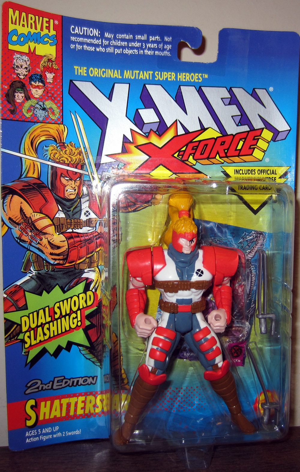 Shatterstar Figure 2nd Edition Dual Sword Slashing X-Force