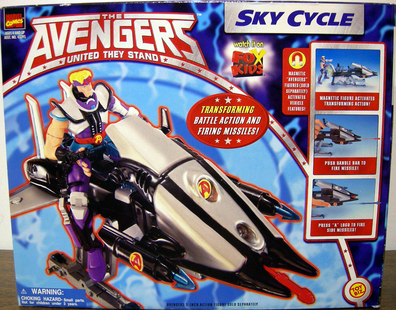 Sky Cycle Avengers Animated vehicle Toy Biz