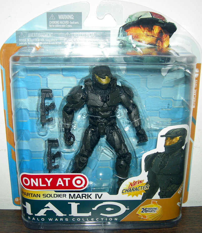 Spartan Soldier Mark IV black Action Figure Target McFarlane