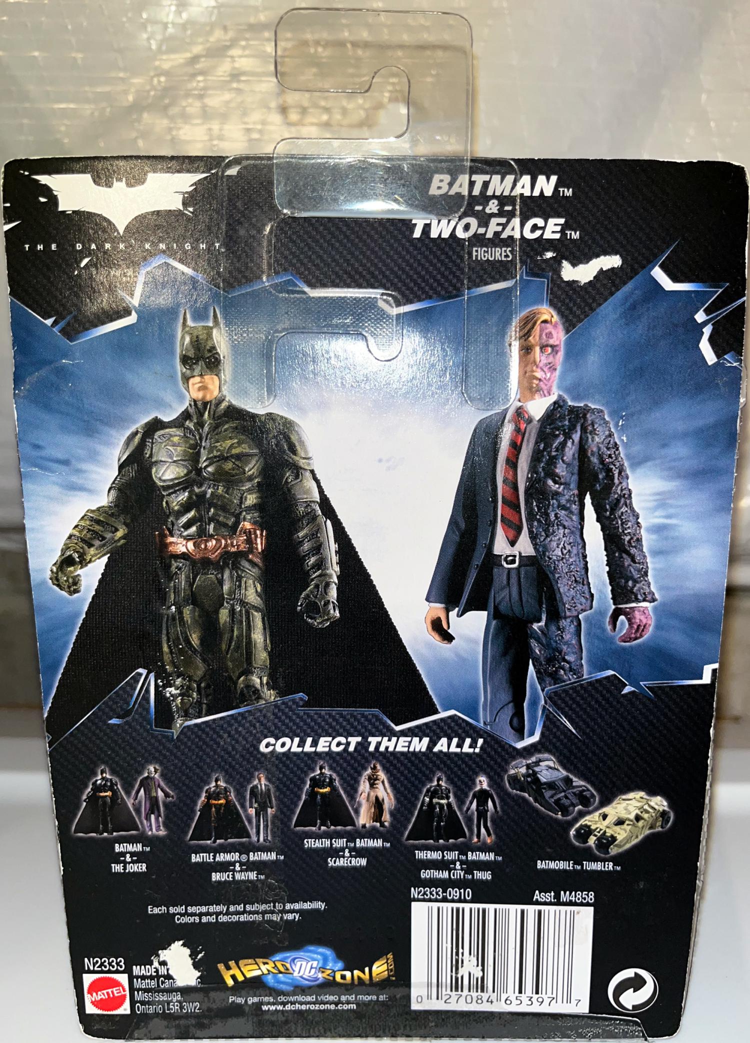 Batman Two-Face 2-Pack Dark Knight Action Figures Mattel