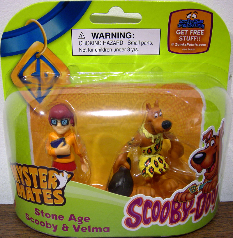 Stone Age Scooby Velma Figures Mystery Mates