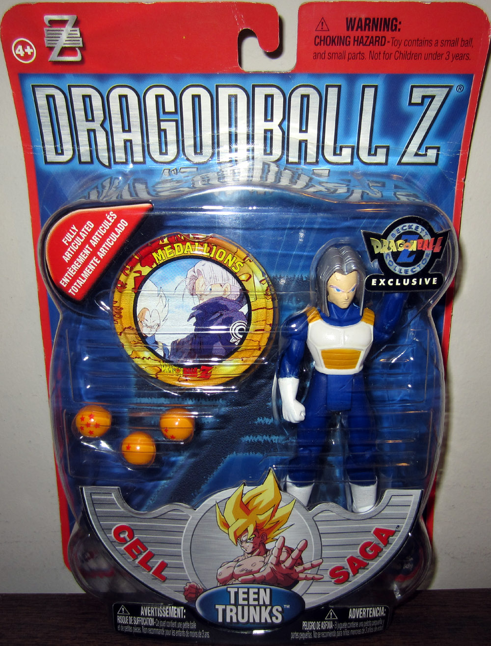Teen Trunks Action Figure Beckett Collector Exclusive Dragonball Z
