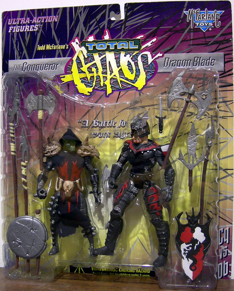 Conqueror Dragon Blade Total Chaos action figures