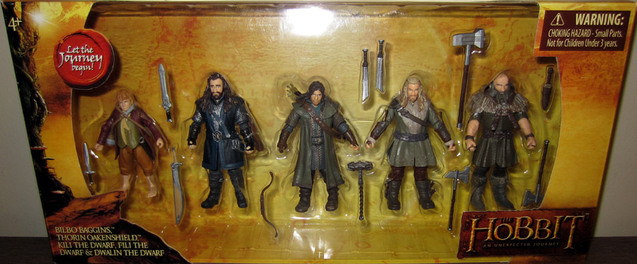 The Hobbit 5- Pack Action Figures The Bridge Direct