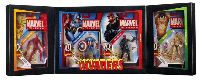 Marvel Universe Invaders SDCC Exclusive Box Set Action Figure