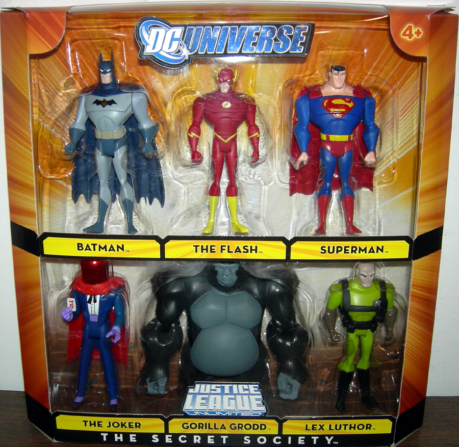 The Secret Society 6-Pack DC Universe Action Figures Mattel