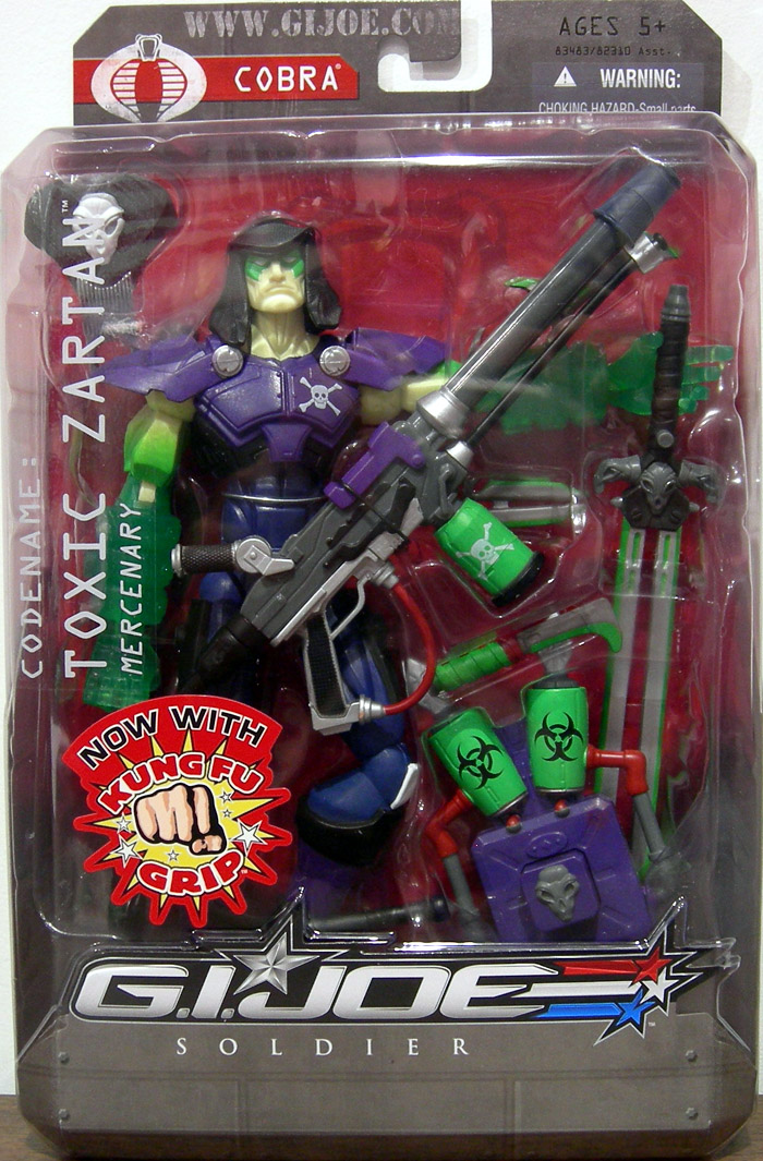 Toxic Zartan GI Joe Soldier Cobra action figure