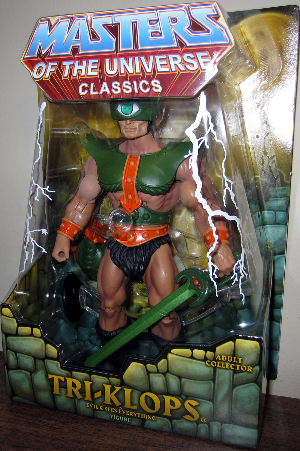 Tri-Klops Classics Figure Masters Universe He-Man Mattel