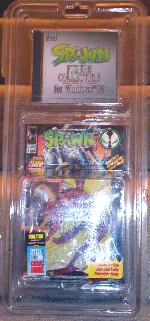 Violator Figure Japanese Red Repaint CD ROM Spawn