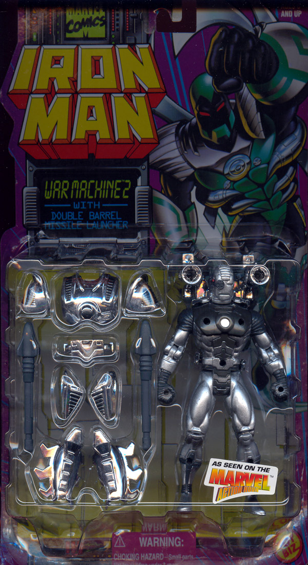 War Machine 2 Double Barrel Missile Launcher Iron Man action figure