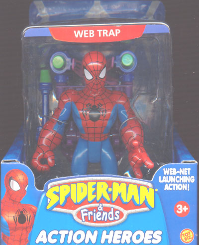 Web Trap Spider-Man Friends Super Heroes Net Launching Action figure