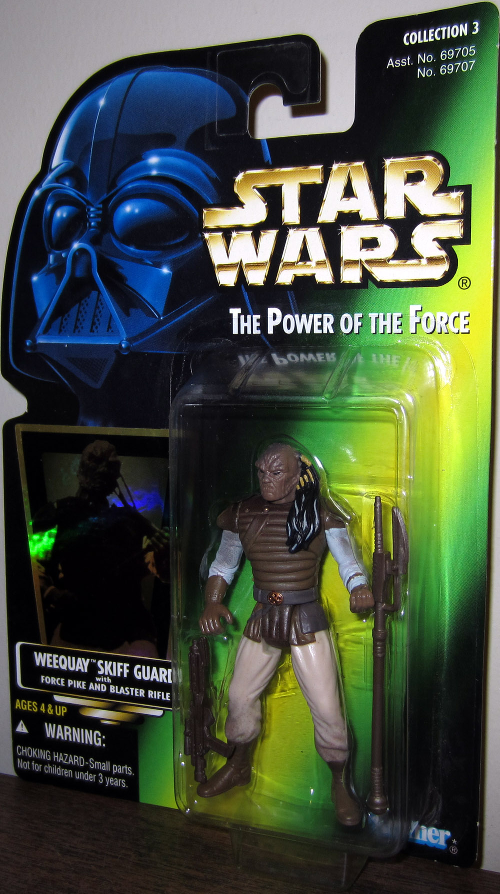 Weequay Skiff Guard Green Card Collection 3 Star Wars action figure