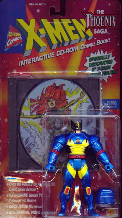Wolverine Interactive CD-ROM Comic Book X-Men action figure