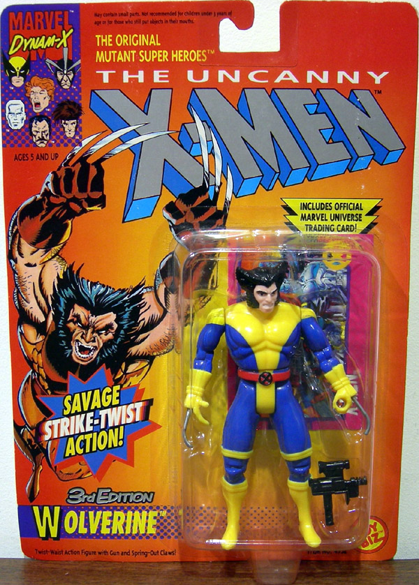 Wolverine 3rd Edition Action Figure Blue Legs X-Men Toy Biz