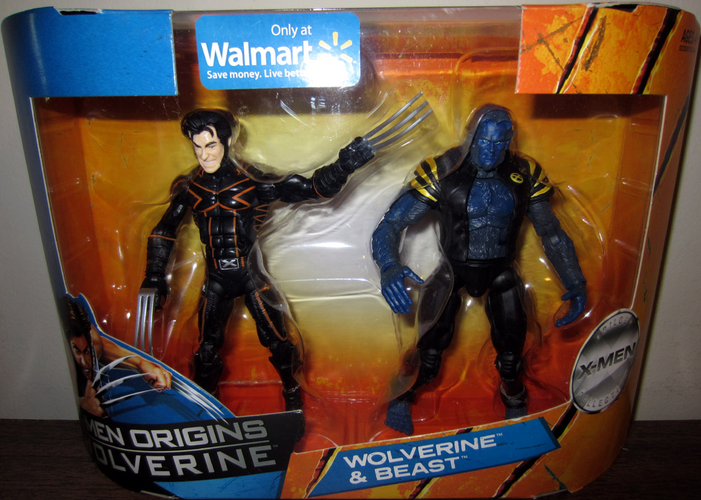 Wolverine Beast Figures X-Men Origins Trilogy Collection Walmart